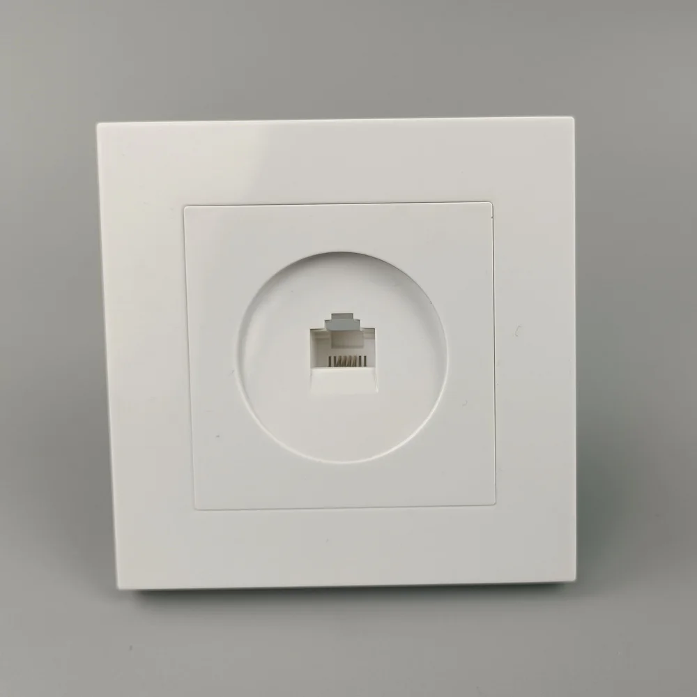 EU Standard Electrical Wall Socket 2 Gang Sockets Outlet Without ...