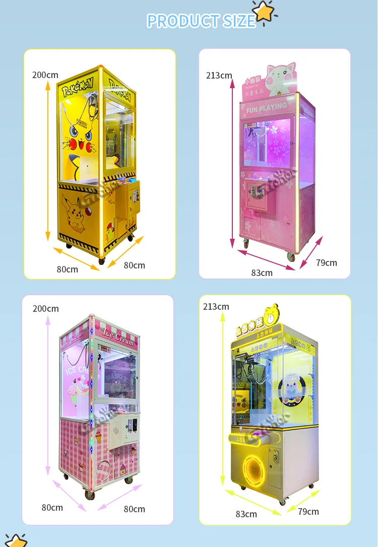 Pikachu Claw Machine - Toy Vending Fun for All Ages