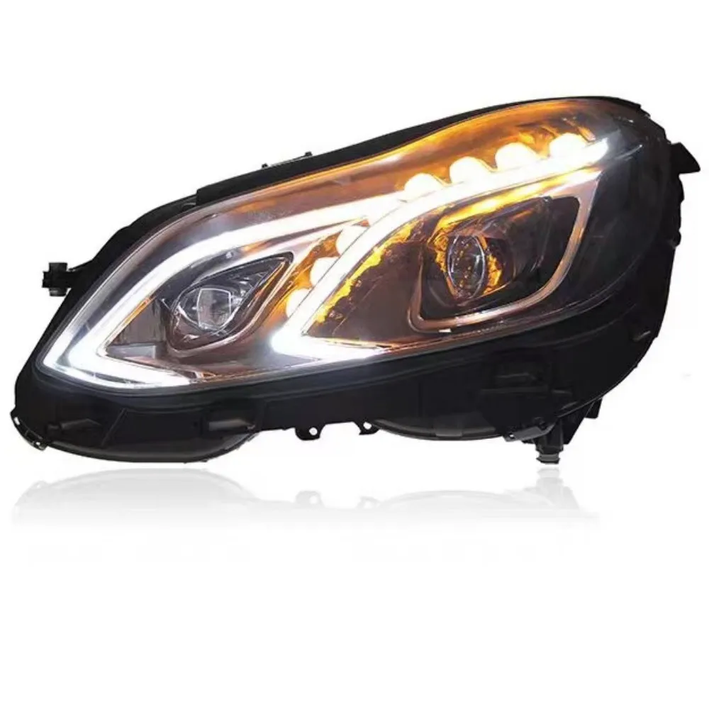Car Body Kit Headlights Headlamps Mercedes Benz E Class W212 2010-2013 ...
