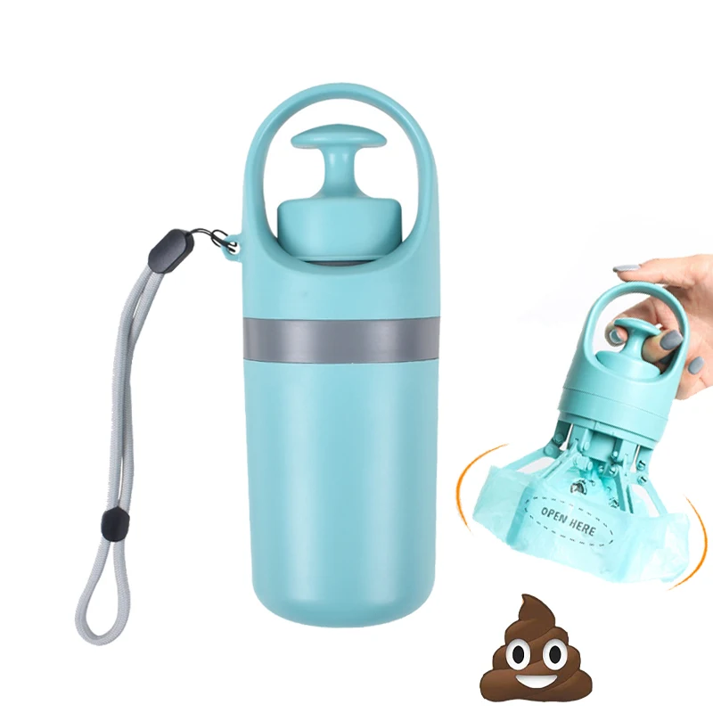 Portable Poop Scooper With Poop Bag Dispenser Light Weight Claw Waste ...