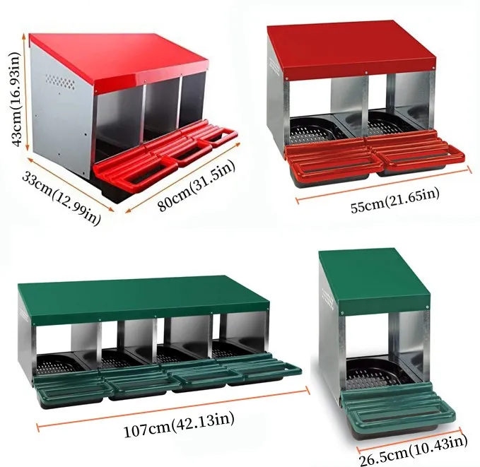 Metal Nest Boxes Egg Laying Nest For Chickens Metal Galvanized Layer ...
