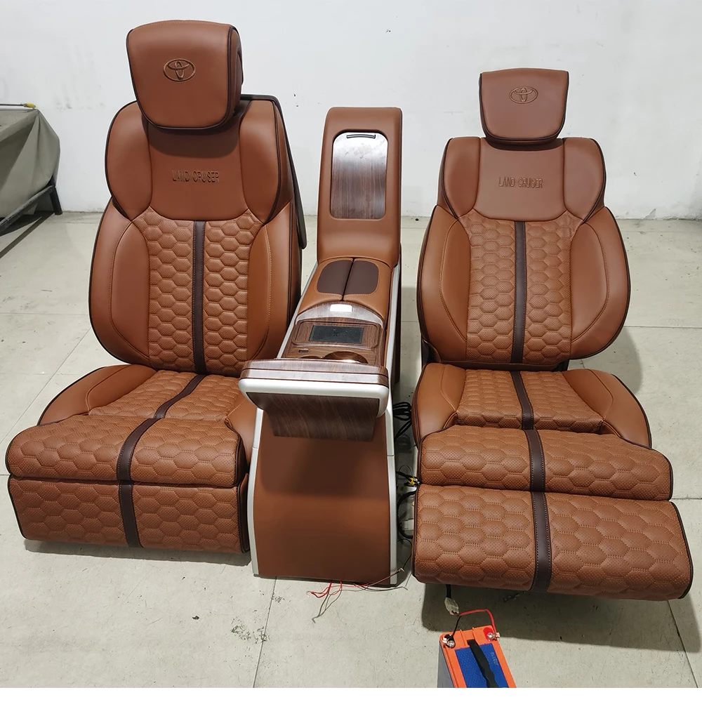 Vip Luxury Van Seats For Land Cruiser With Centre Console Car Interior ...