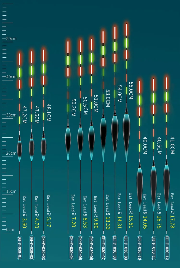 Dh30 Bold And Highlight Float Tail Big Object Electronic Luminous ...