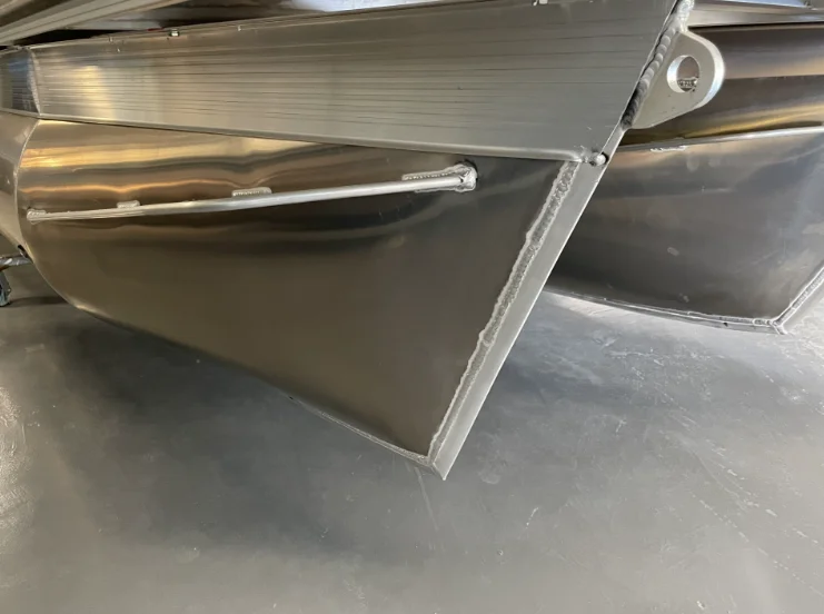 Professional Customized Aluminium Frame Pontoon Tubes For Pontoon Boats ...