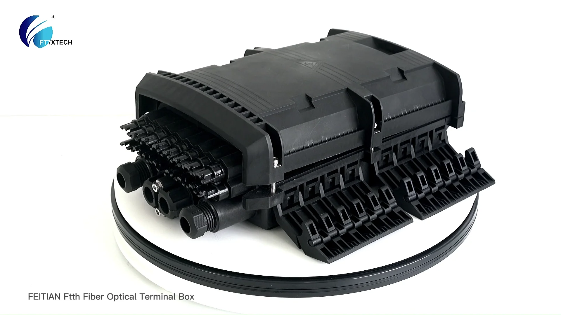 Ftth Distribution Box Fat Fiber Optic Termination Box Ip65 Mechanical ...