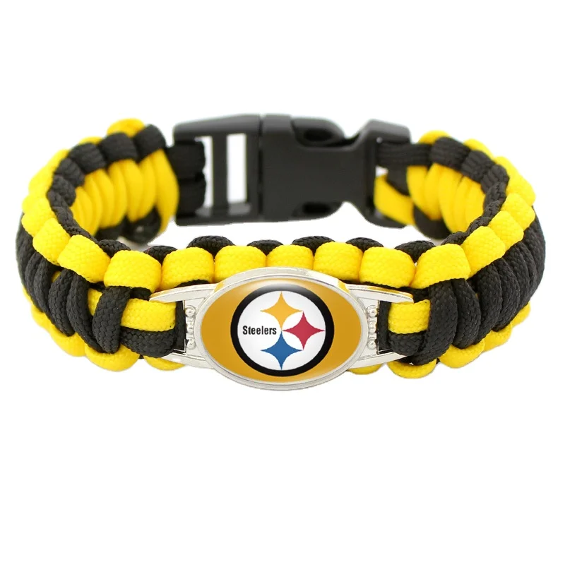 Nfl All Teams Paracord Bracelet Outdoor Sports Football Team Fans Gift ...