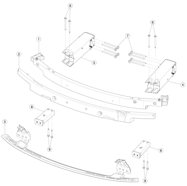 BAINEL Crush Can Bolt for TESLA Model Y - Original OEM