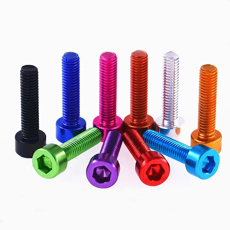 M6 X 30mm M3 Custom Colourful Anodized Aluminum Hex Socket Head Cap ...