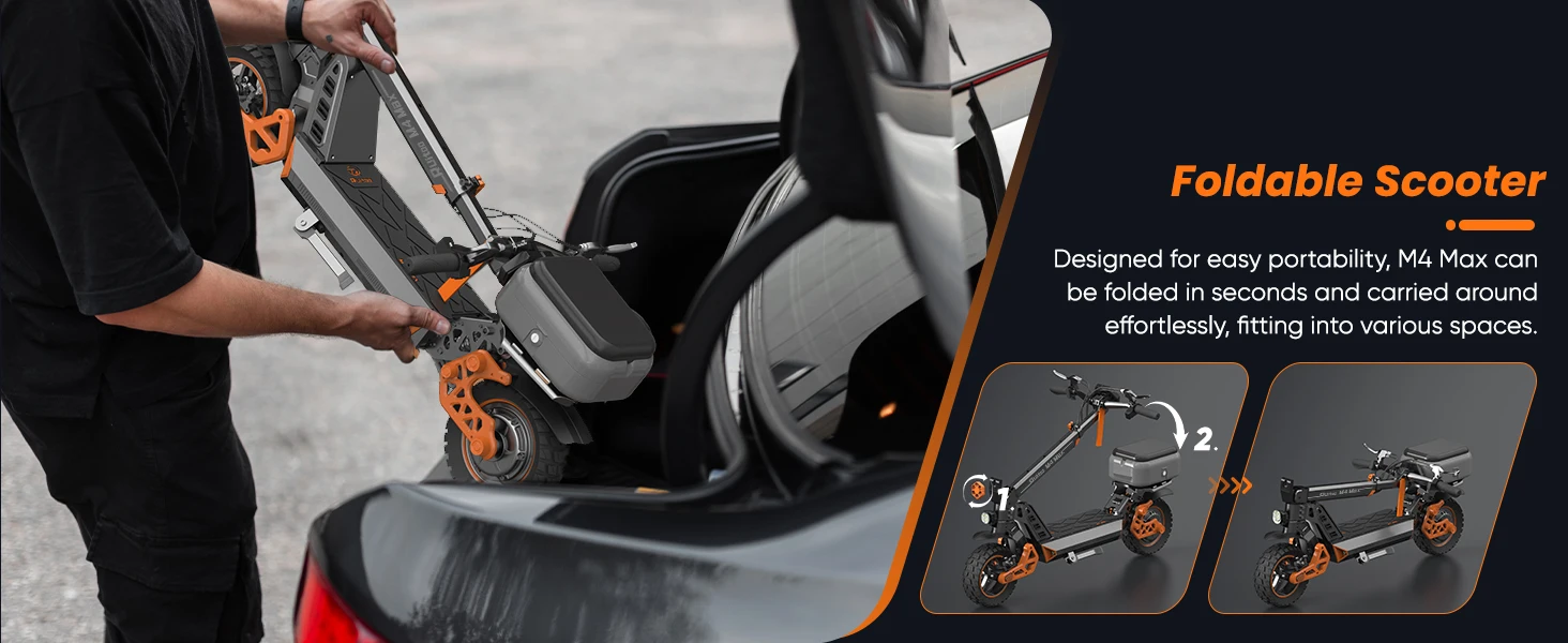 M4 MAX Adults High Speed Electric Scooter Supplier 1000w 48v