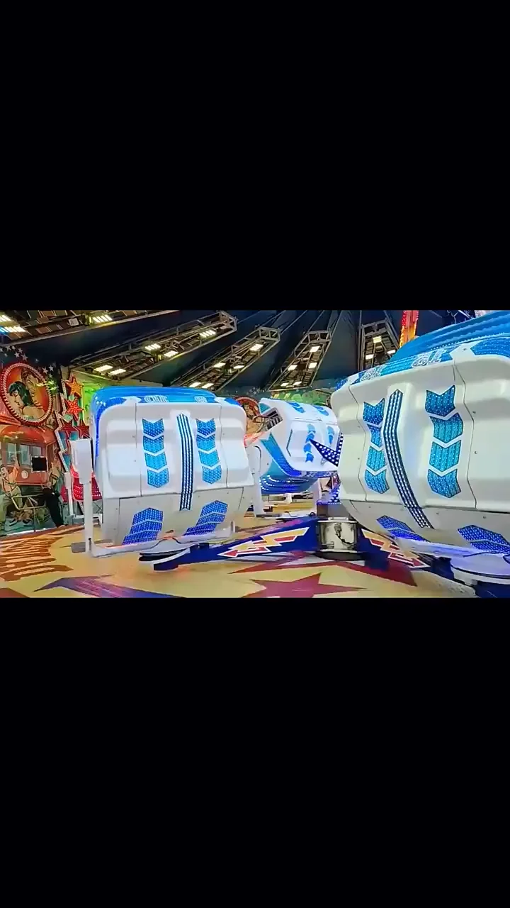 Carnival Thrilling Amusement Park Funfair Rides Equipment Rotating ...