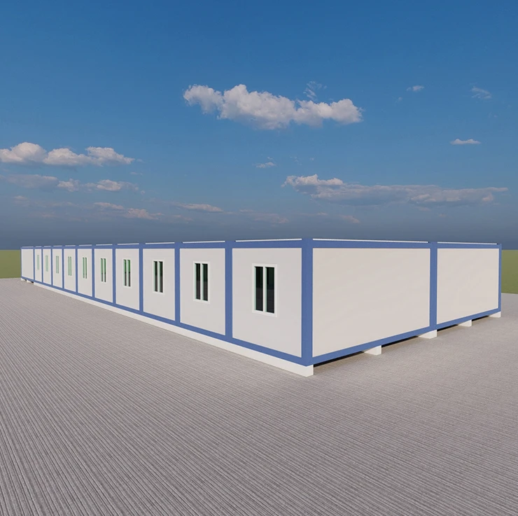40ft prefab apartments flat pack house complex made container portable ...