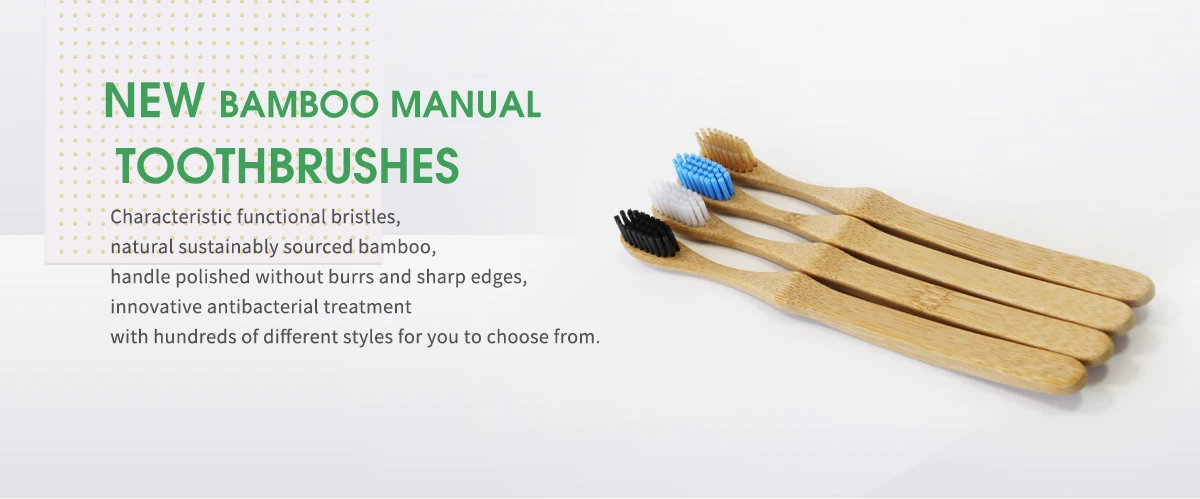 New Small Head Curved Handle Bamboo Tooth Brush Characteristic ...