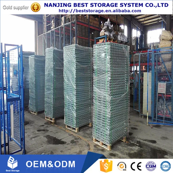 Selective Pallet Rack Galvanized Welded Wire Mesh Decking Panel - Buy ...
