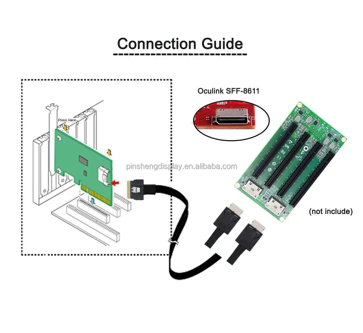 PCIe Gen5 Gen4 OCuLink MCIO Slim SAS U2 NVMe Server Datacenter ...