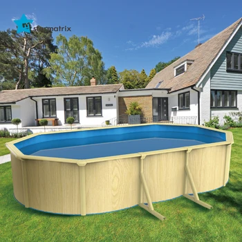 Starmatrix Hard Sided Pools Pvc Liner Oval Above Ground Steel Wall Pool ...
