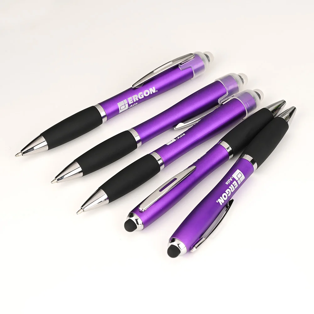 Custom LED Light Up Touch Screen Pen with Laser Logo | Promotional ...
