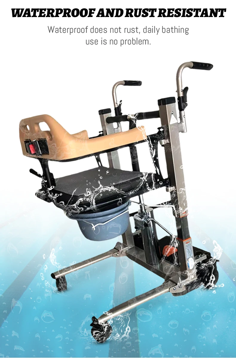Multi-function Hoist Lifting Wheelchair for Elderly & Disabled