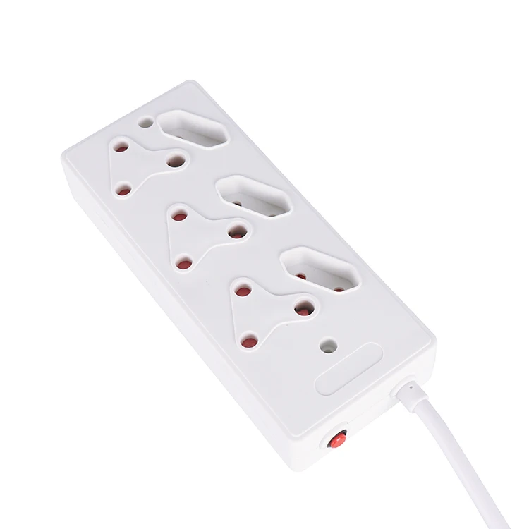 Wholesale South Africa surge protect 250V 16A extension power strip ...