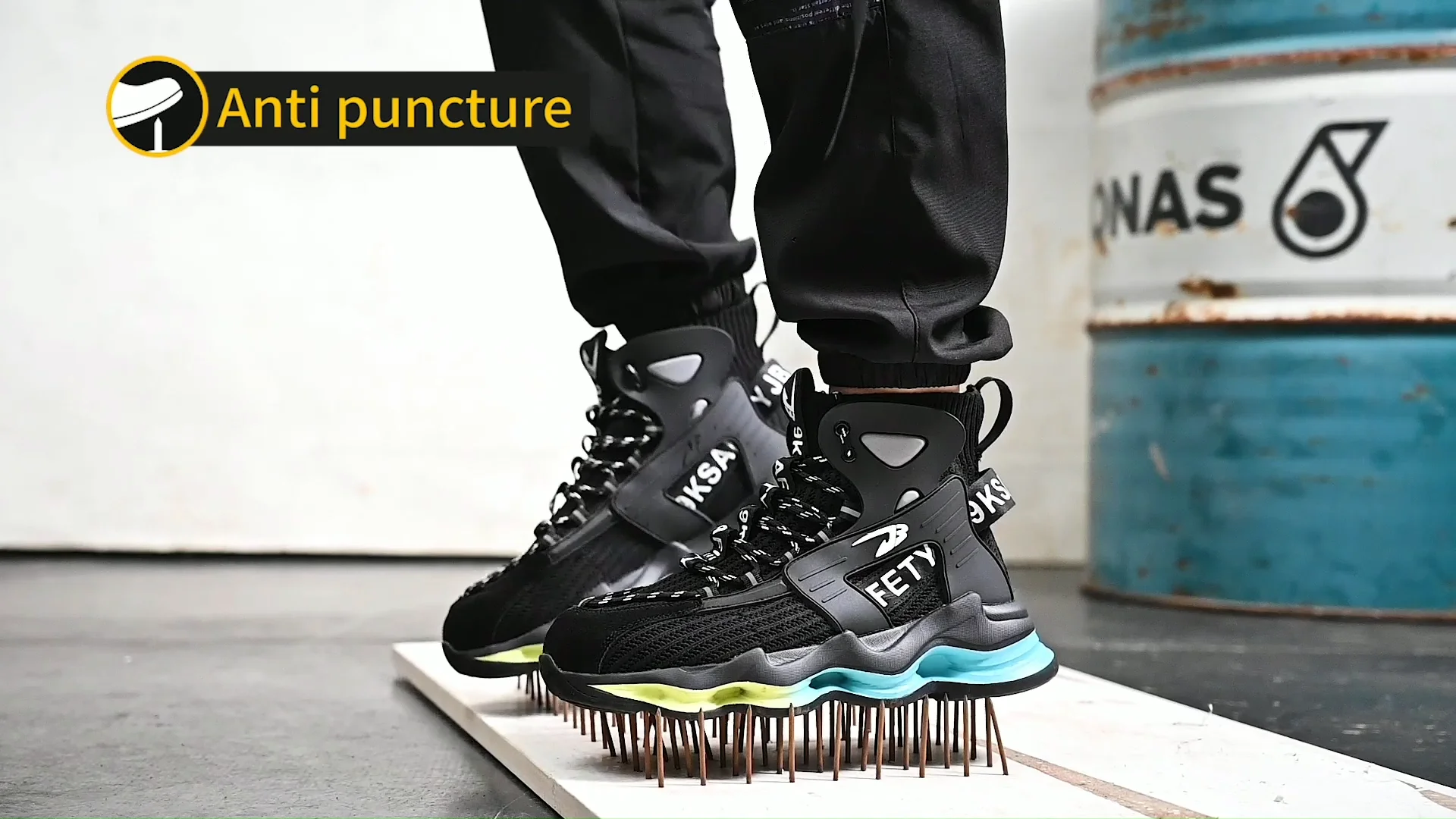 Diansen Ome Custom Logo Steel Toe Shoes For Men Indestructible Sneakers ...