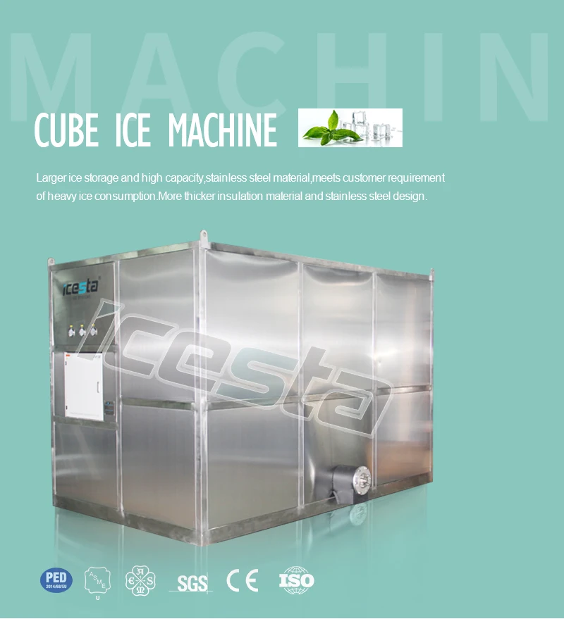 ICESTA Industrial Ice Cube Making Machines - Efficient & Reliable