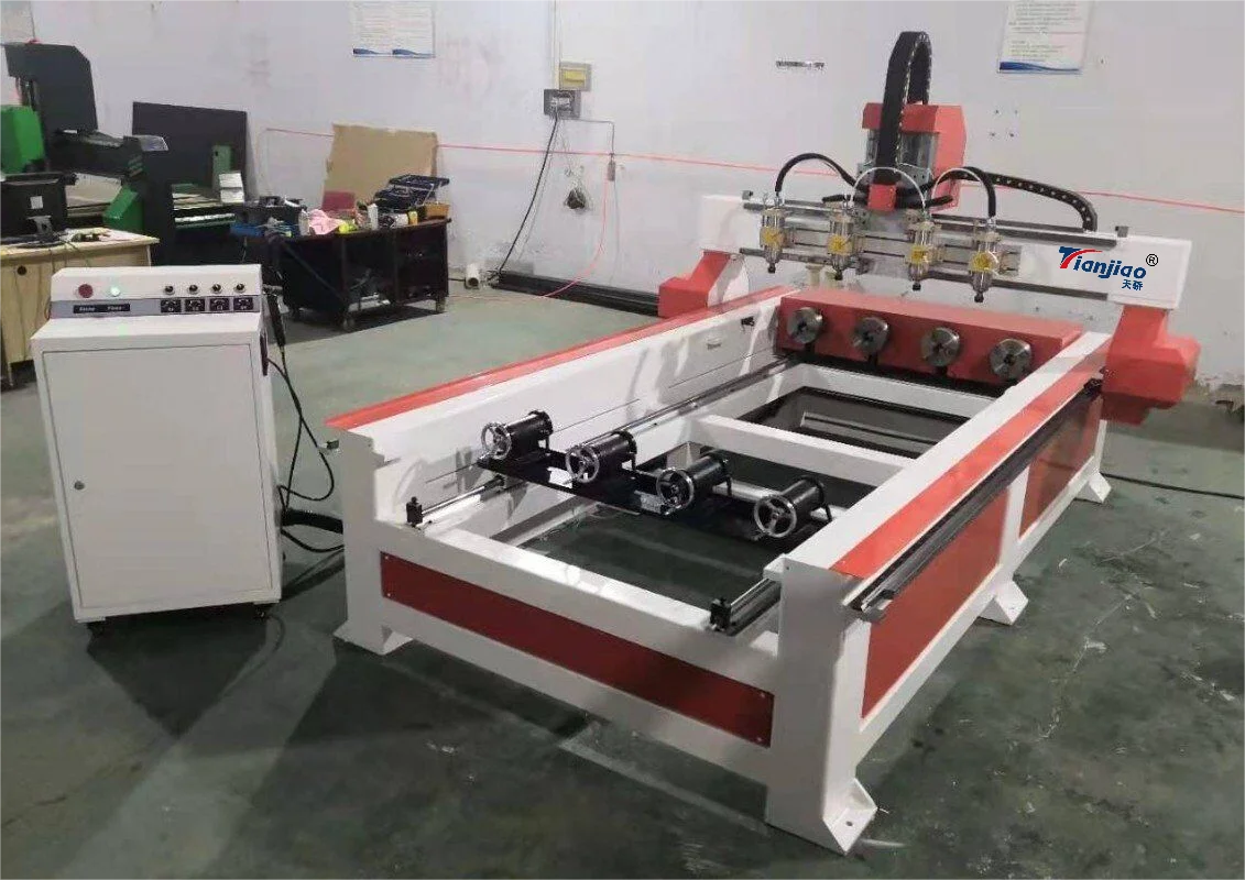 The 4-axis Rotary 3d Woodworking Cnc Milling Machine Tj- 1325 Is Suitable For Woodworking - Buy ...
