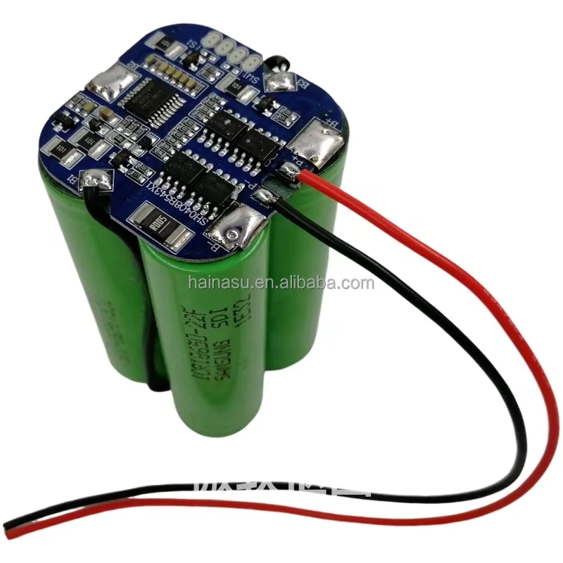 Kc Certificate 18650 Battery Packs 4000mah 3.7v 4a 1s2p ( 2000mah Cell ) Rechargeable Lithium Li ...