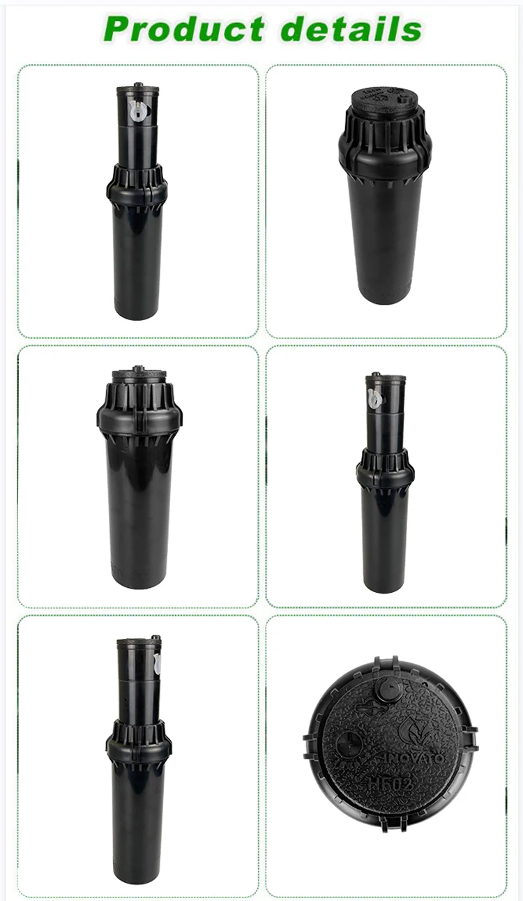 Gear Drive Pop-up Rotating Spray Underground Sprinklers Head,Irrigation ...