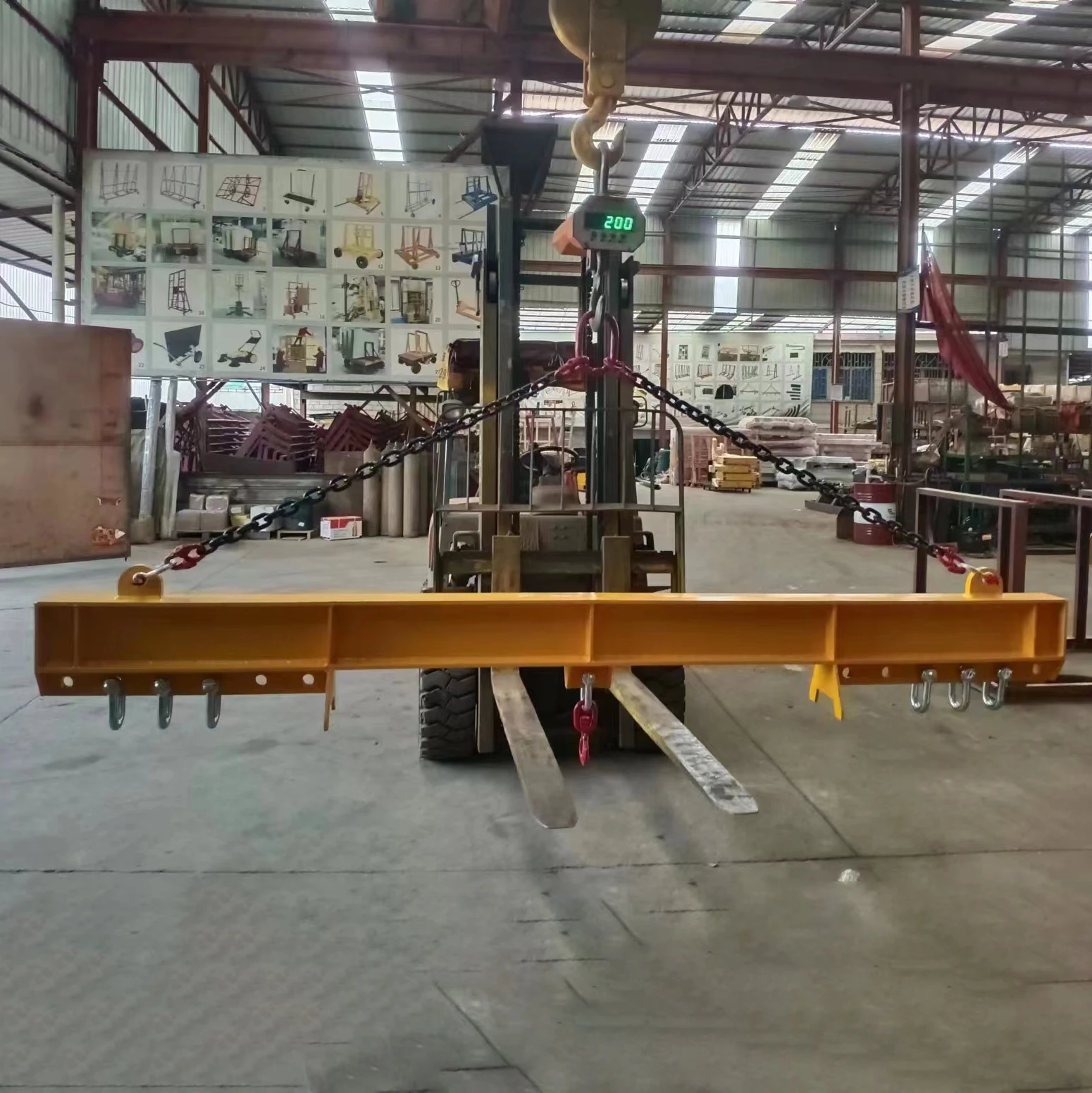 Custom Factory Sale Stone Load Handler Spreader Lifting Bar Parallel ...