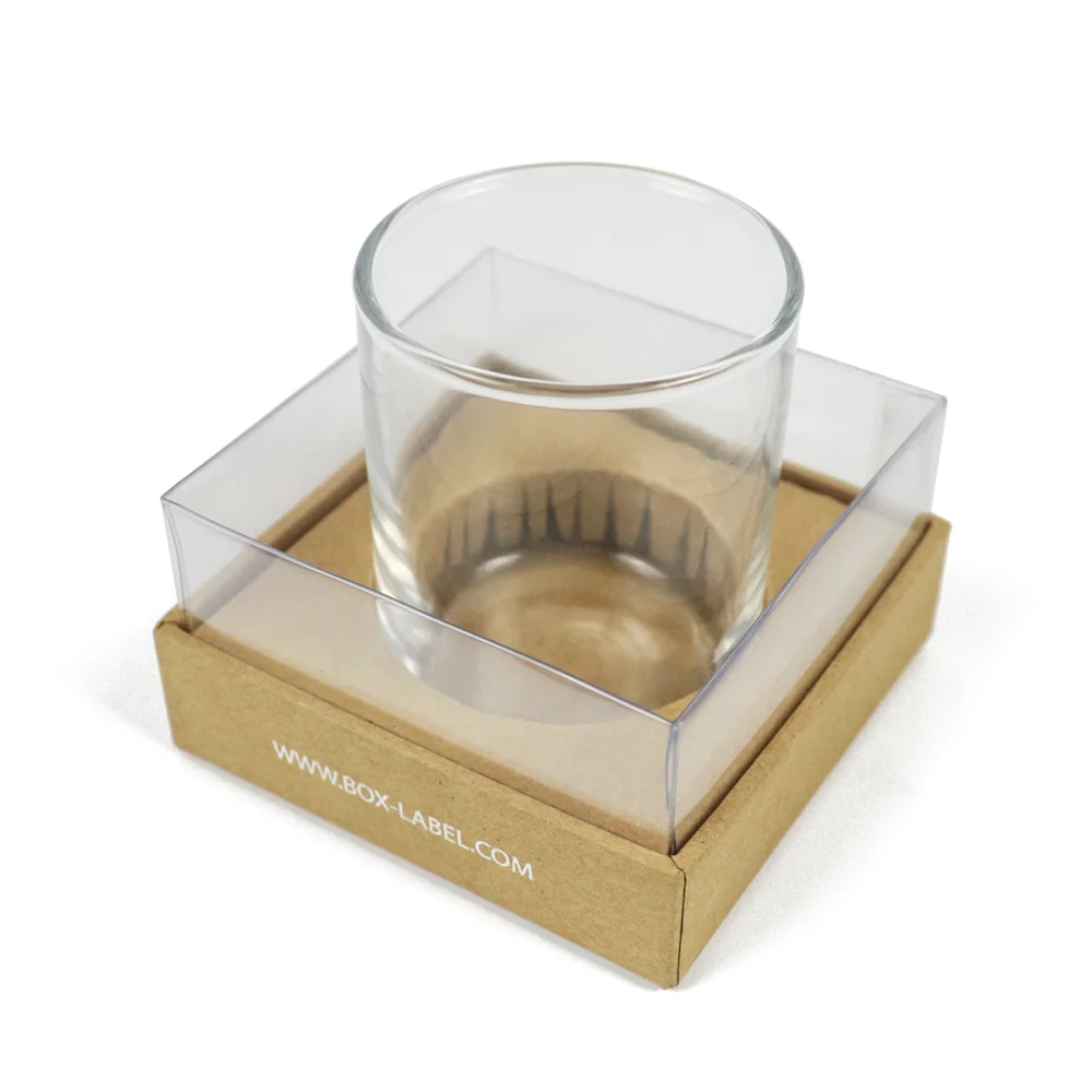 12x12 Kraft Candle Boxes Vessels Packaging Luxury Textured Container ...