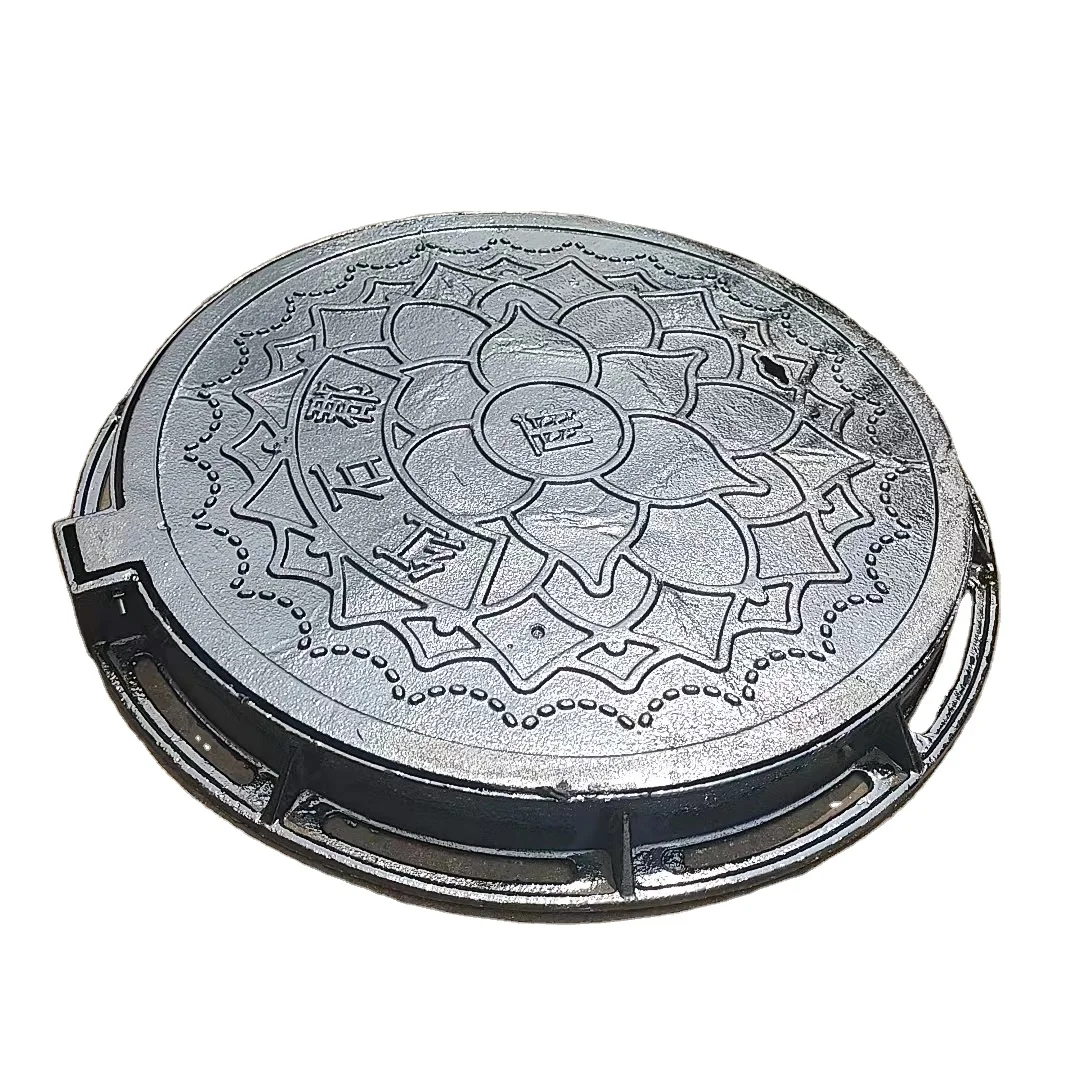 Customizable Anti-Theft Ductile Iron Reinforced round Manhole Cover ...