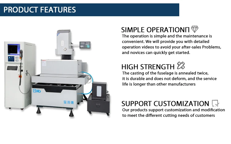 Hm400 Electric Erosion 5-axis Cutting Machine Automatic Wire Edm ...