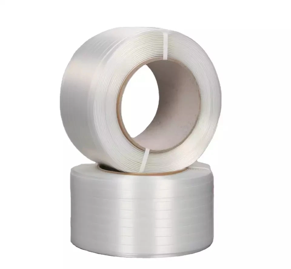 19mm 25mm White Composite Woven Polyester Cord Strap Roll Plastic ...