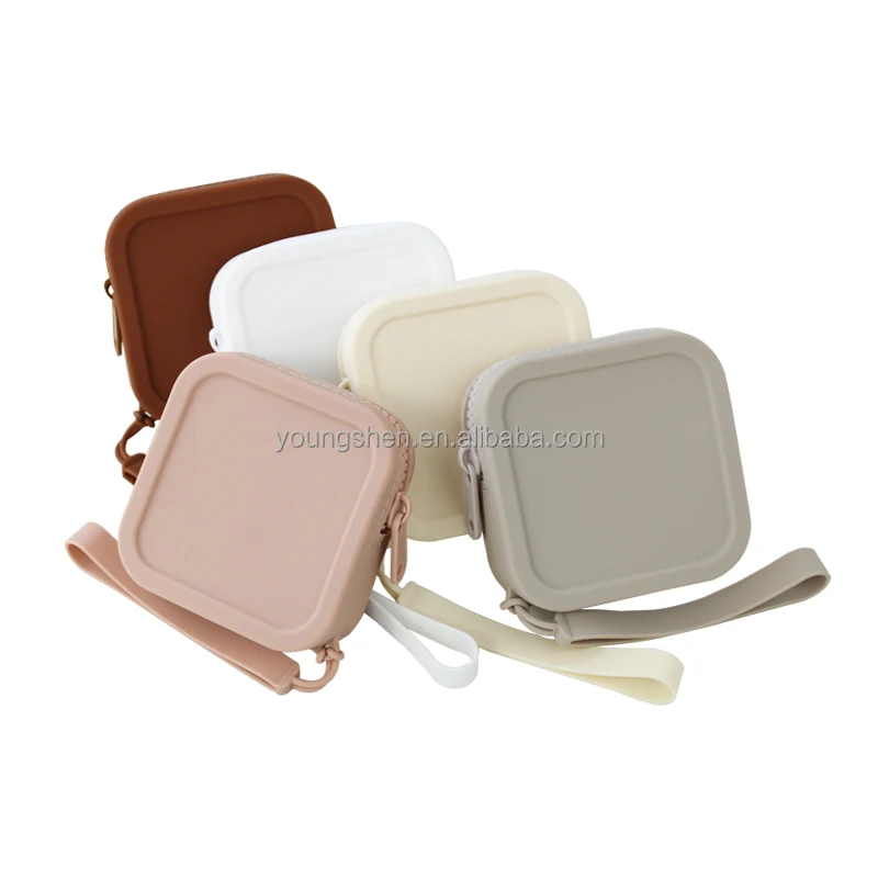 Wholesale High Quality Silicone Coin Purse Pouch Custom LOGO