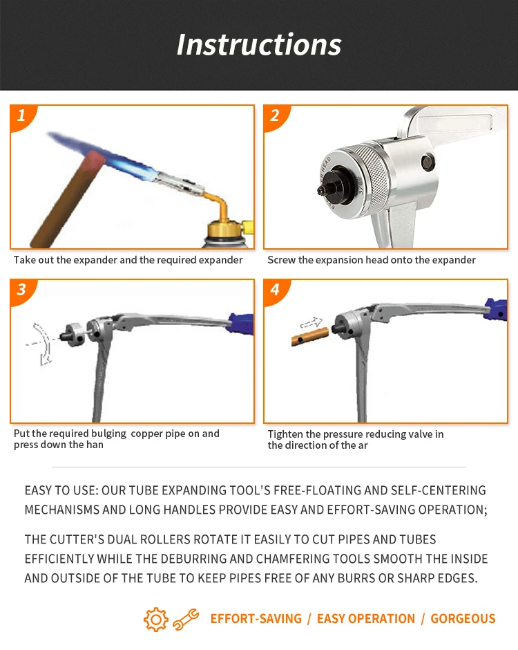Refrigeration Tool Lever Tube Expanding Kit CT-100A/CT-100M
