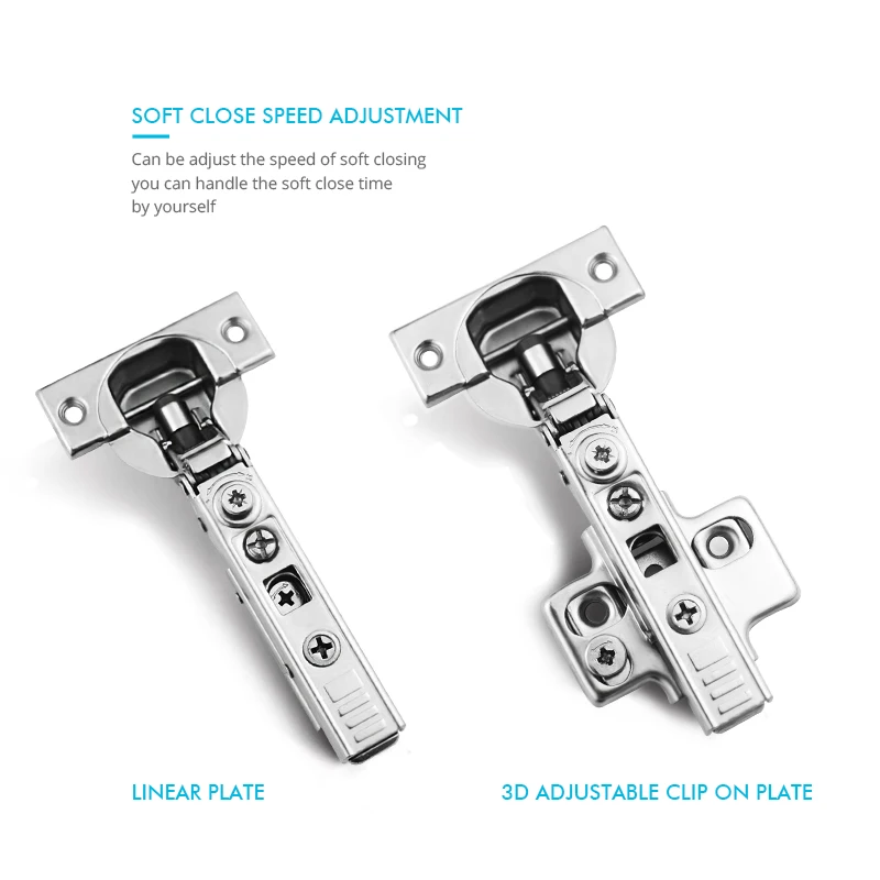 Topcent 4D Adjustment Hydraulic Buffer - Soft Closing Hinges