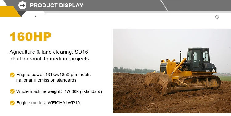 160hp Crawler Bulldozer Bulldozers Hydrostatic Travel Drive Bulldozer ...