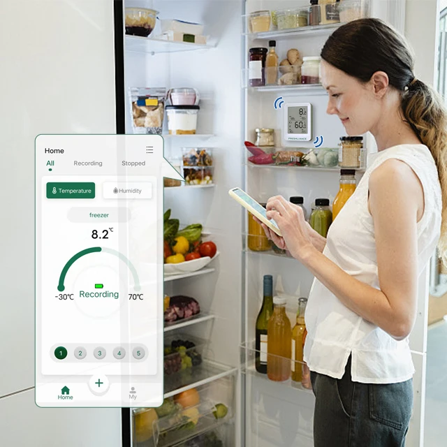 Smart Iot Wireless Temperature Sensor Temperature Humidity Data Logger - Buy Smart Iot ...