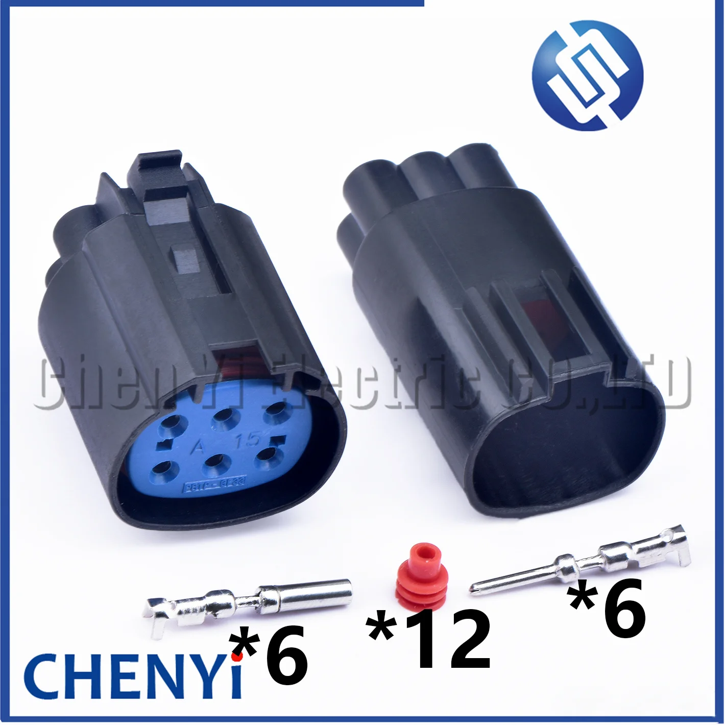 6 Pin male or female Automotive waterproof connector Car Door lock ...