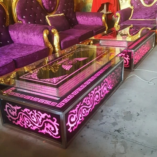 Led Ktv Tables Foshan Guangdong Chinese Stainless Steel Ktv Table - Buy ...
