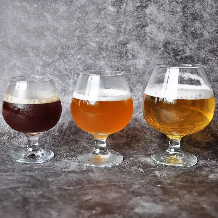 Short Stem Goblet Drinking Glass Cup Custom Snifters Brandy Glasses ...