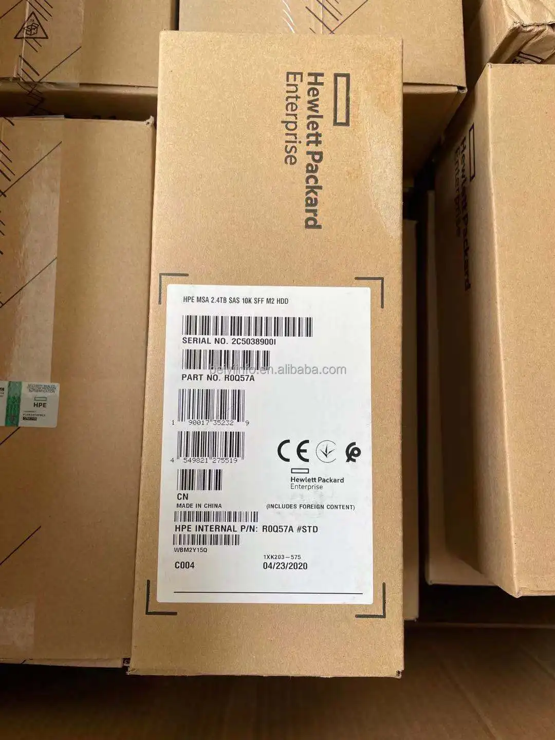 HPE MSA 900GB 12G SAS 15K Enterprise Hdds - 2.4TB Capacity