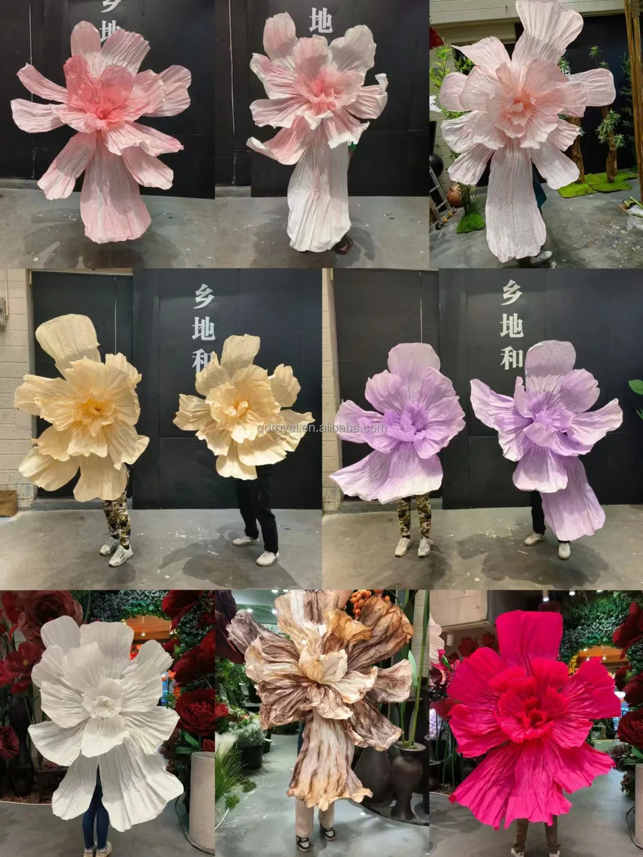 Alibaba.com: Handmade Giant Paper Flowers, Large Size Decorative ...