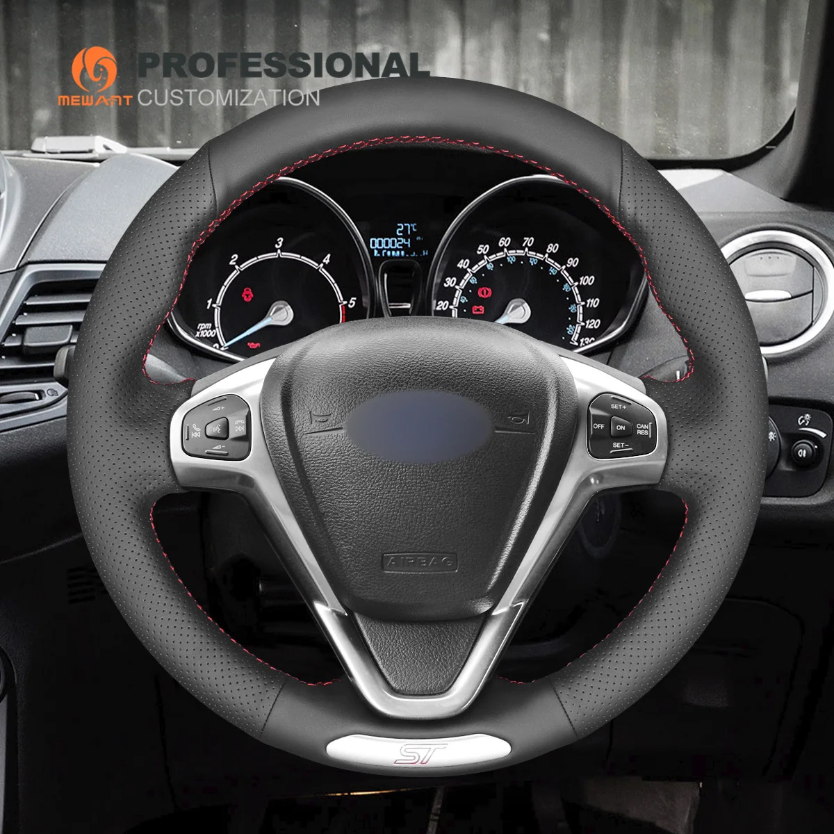 Ford fiesta steering wheel cover store