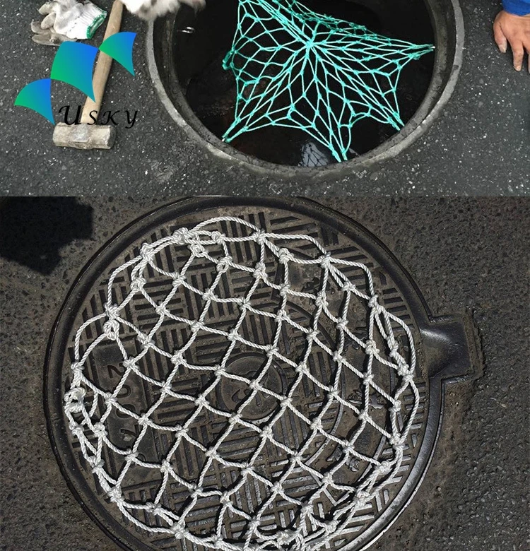 Manhole cover anti-falling nets , manhole safety nets , rainwater wells ...