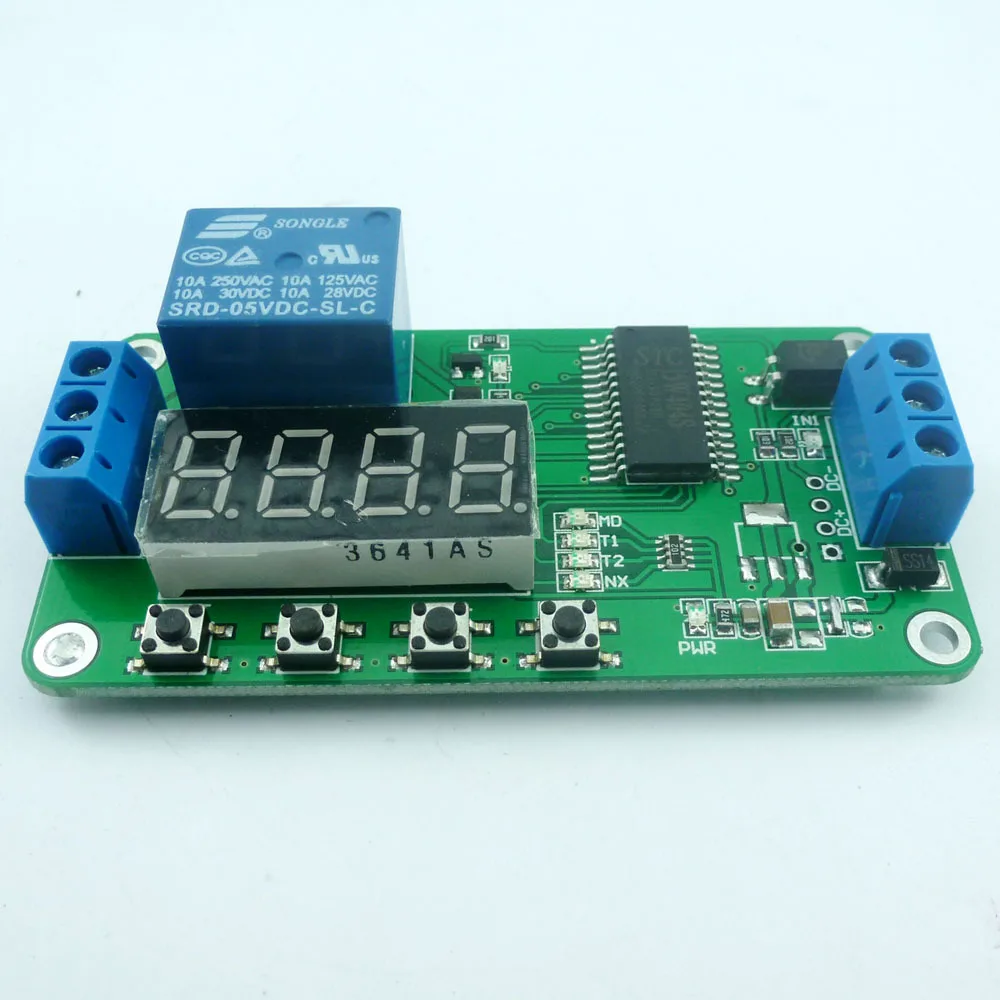 1 Channel 5v Digital Tube Multifunctional Delay Relay Led Time Timer Switch Plc Smart Home - Buy ...