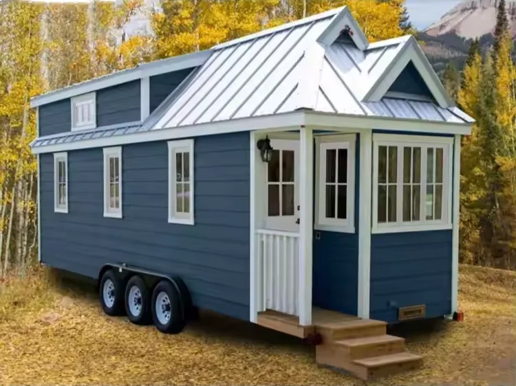 Modern Prefab Tiny Portable House on Wheels ECO-friendly Integrated ...