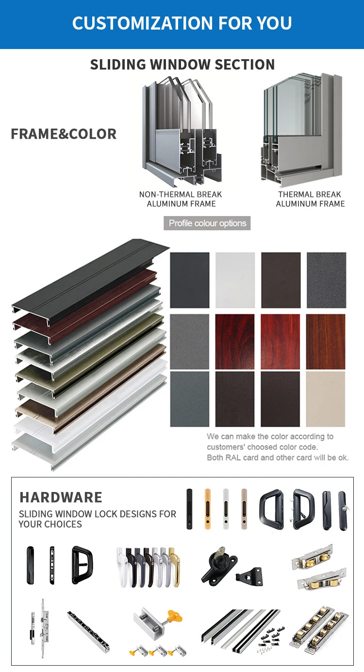 Slide Window As2047 Certificate Aluminum Slide Window aluminum Slide ...