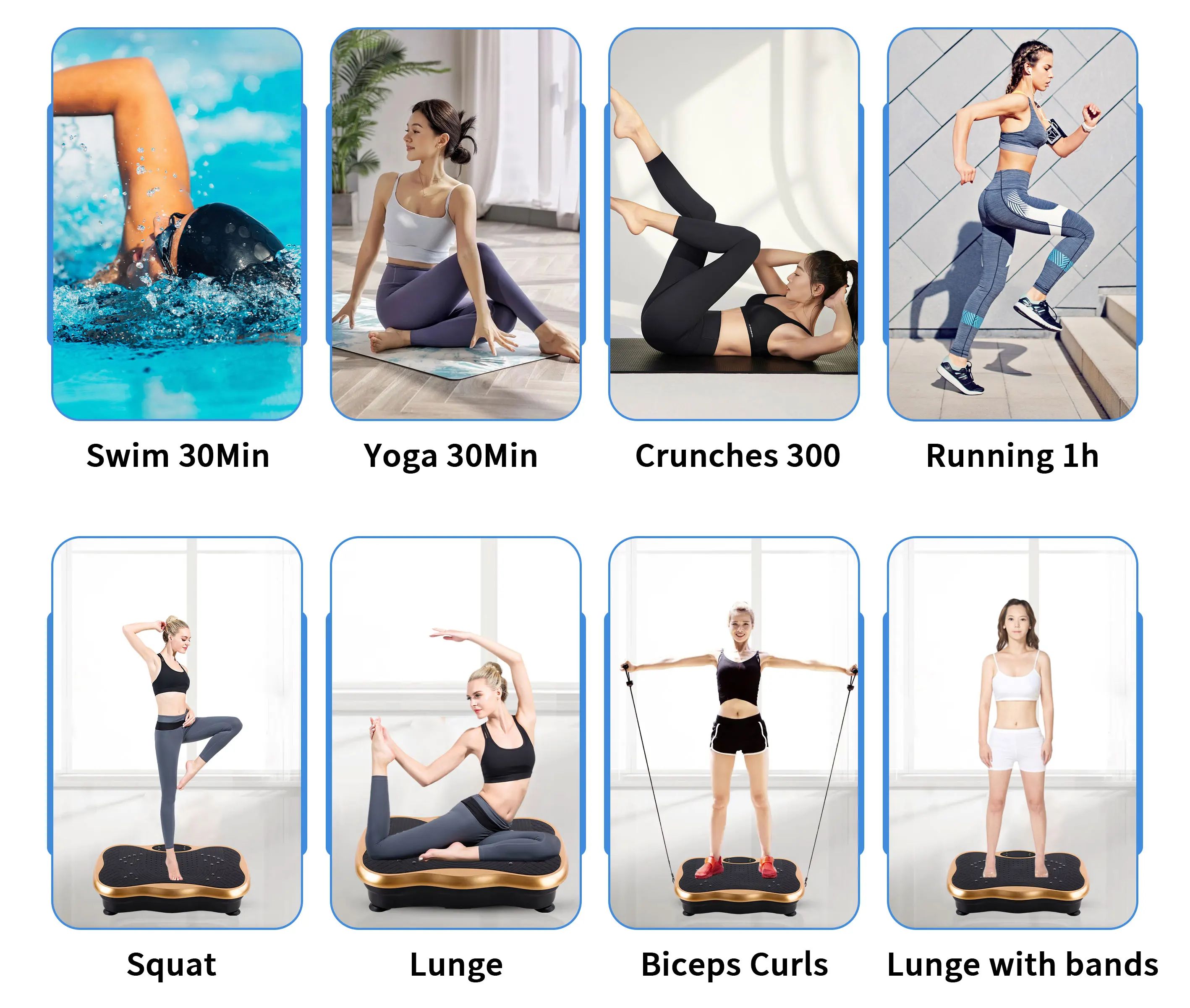 Kesidi Vibration Platform - Efficient Body Slimming Trainer