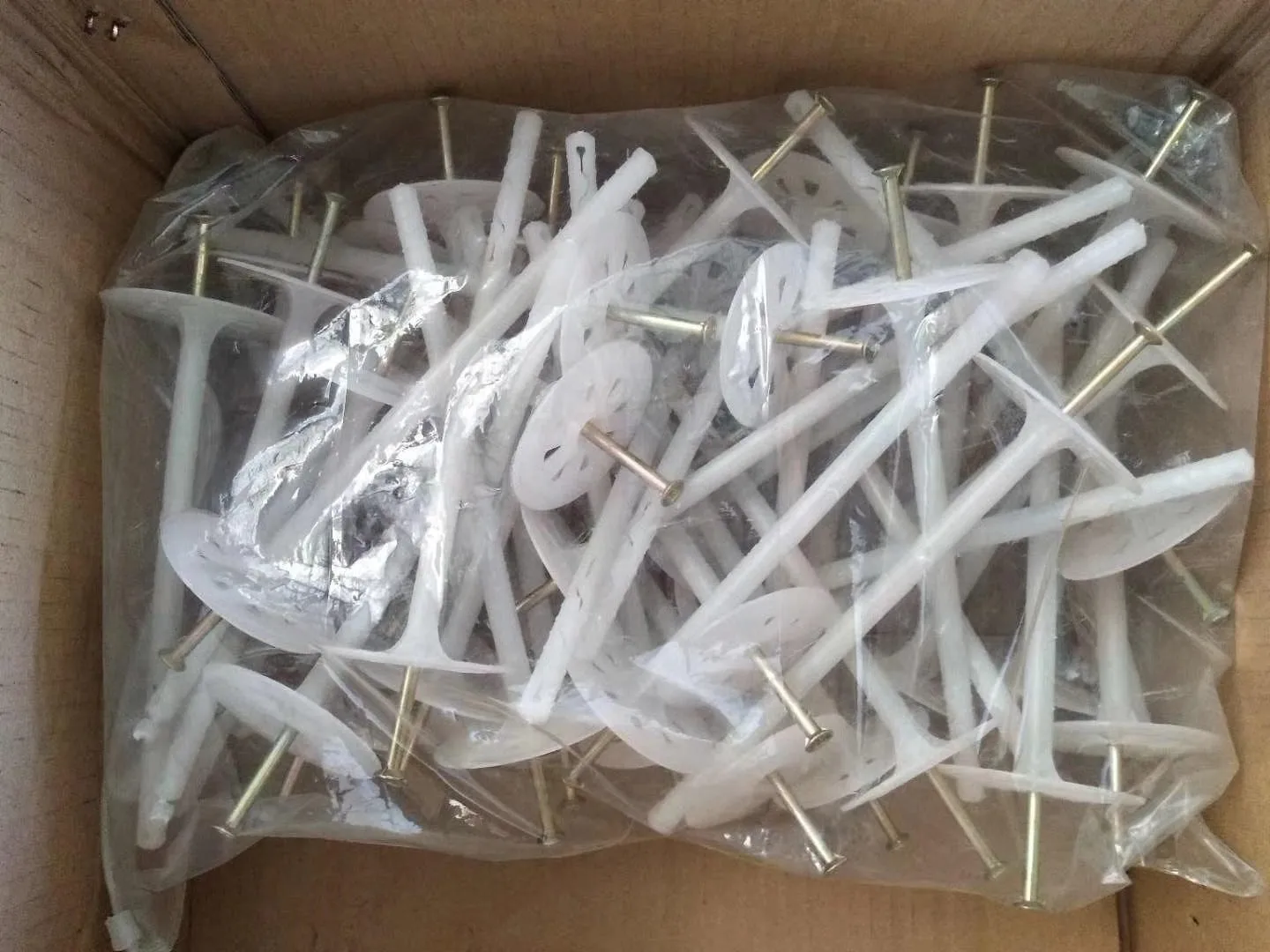 Custom Plastic Pe,Pp Wall Plug Anchor Drywall Insulation Dowel Board ...