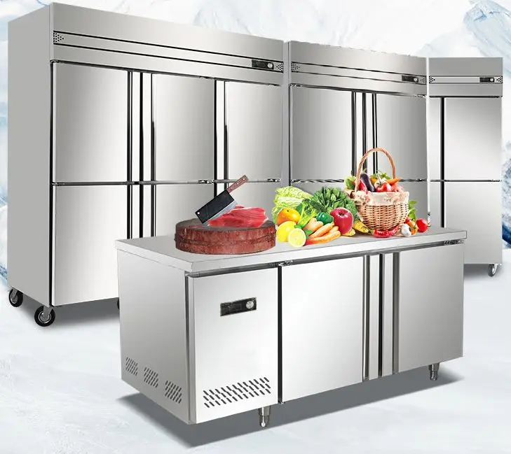 Stainless Steel Commercial Small Stand Vertical Freezer